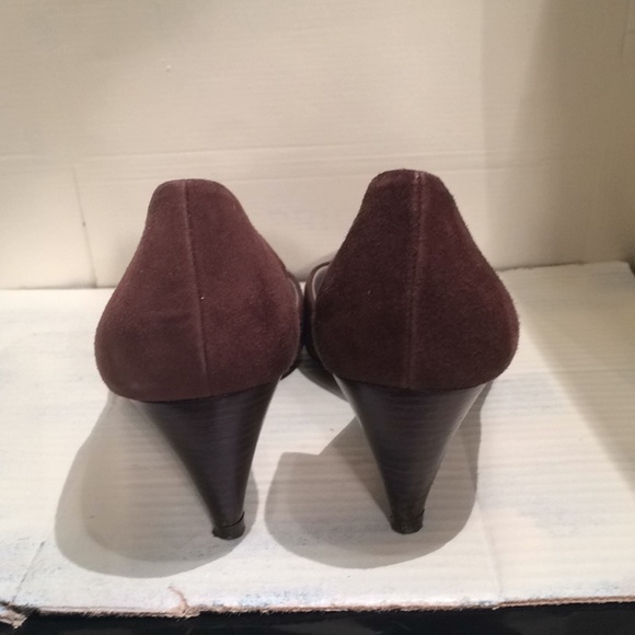 Delman | Shoes | Delmas Brown Suede Pumps Size 72m | Poshmark